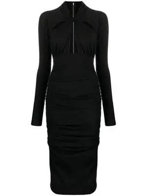 Dolce & Gabbana Cut-out Draped Midi Dress