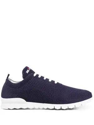 Kiton Knit Lace-up Sneakers - Blue
