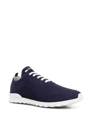 Kiton Knit Lace-up Sneakers - Blue