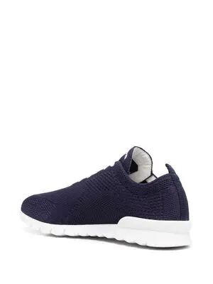 Kiton Knit Lace-up Sneakers - Blue