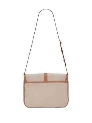 Saint Laurent Sorbonne Canvas Shoulder Bag