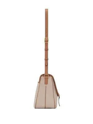 Saint Laurent Sorbonne Canvas Shoulder Bag