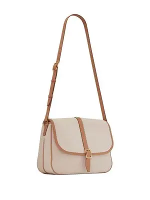Saint Laurent Sorbonne Canvas Shoulder Bag