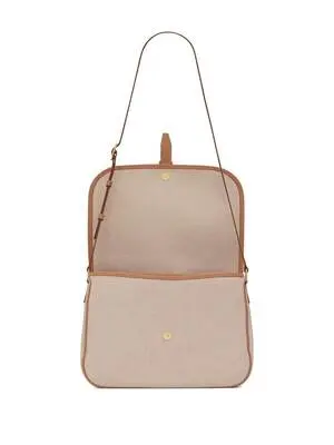 Saint Laurent Sorbonne Canvas Shoulder Bag