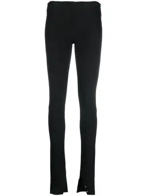 1017 Alyx 9sm Slim-fit Slit-hem Trousers - Black