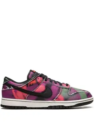 Nike Dunk Low Retro Premium Graffiti Sneakers - Black