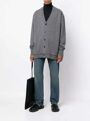 MAISON MARGIELA High-neck Jumper - Blue