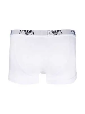 Emporio Armani Three-pack Logo-band Boxers - White