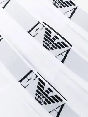 Emporio Armani Three-pack Logo-band Boxers - White