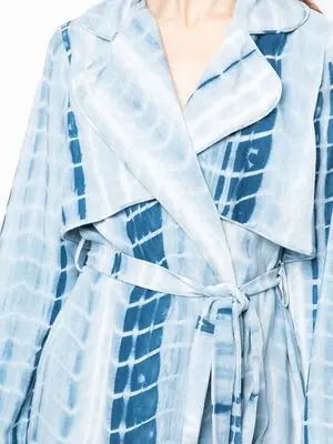 BAMBAH Tie-dye Trench Blouse