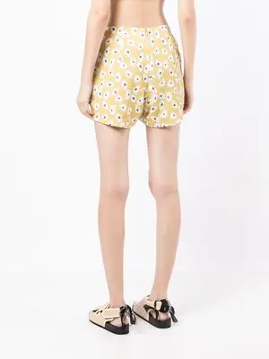 BAMBAH Daisy-print Above-knee Shorts