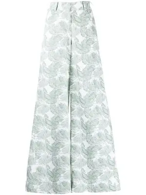 BAMBAH Palm Leaf-print Trousers