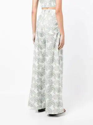 BAMBAH Palm Leaf-print Trousers