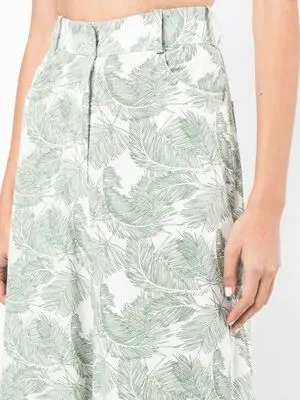 BAMBAH Palm Leaf-print Trousers