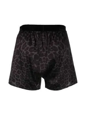 TOM FORD Leopard-print Silk Boxers