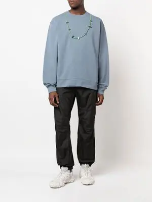 AMBUSH Stoppers Crew-neck Sweatshirt - Blue