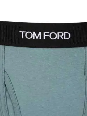 TOM FORD Logo-waistband Cotton Lounge Pants