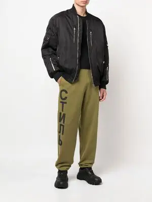 Heron Preston Logo-print Track Pants - Green