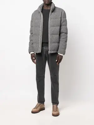 Brunello Cucinelli Zip-up Padded Jacket