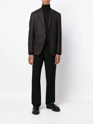 Zegna Roll Neck Jumper - Black