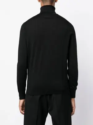 Zegna Roll Neck Jumper - Black