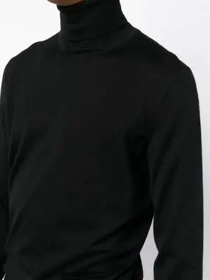 Zegna Roll Neck Jumper - Black