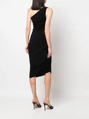 Norma Kamali Diana One-shoulder Dress - Black