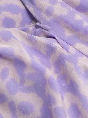 Stella McCartney Pleated Silk Midi Skirt