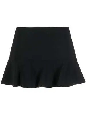 Red Valentino Flared-hem Mini Skirt - Black