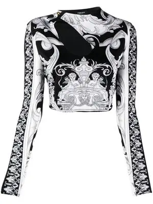 Versace Cut Out Tops