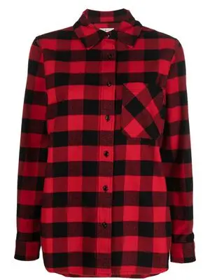 Woolrich Buffalo Check Cotton Shirt - Red