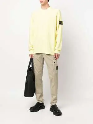 Stone Island Compass-patch Cargo Trousers - Neutrals