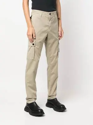 Stone Island Compass-patch Cargo Trousers - Neutrals