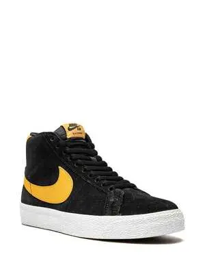 Nike Zoom Blazer Mid Sneakers - Black