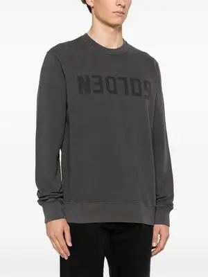 GOLDEN GOOSE Logo-print Long-sleeve Sweatshirt