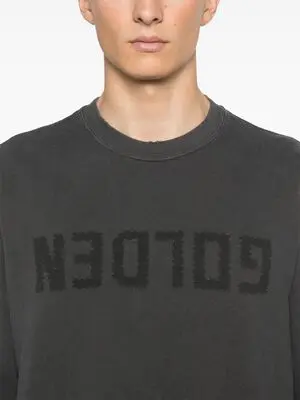 GOLDEN GOOSE Logo-print Long-sleeve Sweatshirt