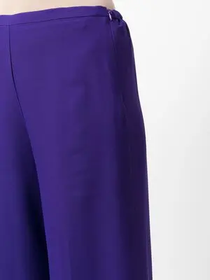 FORTE_FORTE High-waisted Flared-leg Trousers