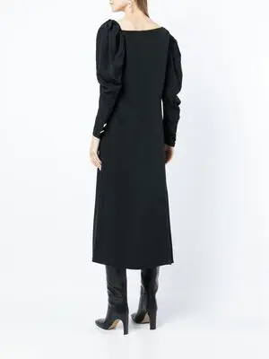 REJINA PYO Long-puff Sleeve Midi Dress