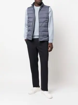 Herno Padded Gilet - Blue