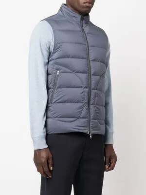 Herno Padded Gilet - Blue