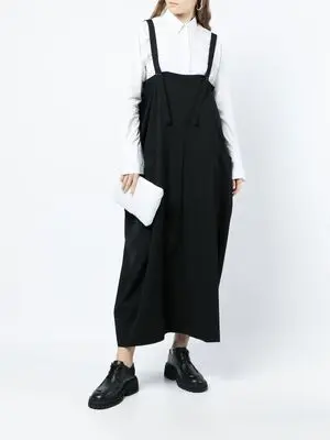 Y’s Square-neck Wool Dress