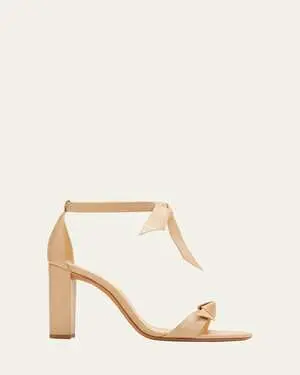ALEXANDRE BIRMAN Clarita Leather Ankle-tie Sandals