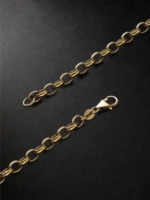 FOUNDRAE Medium Spade 18-karat Pendant Necklace