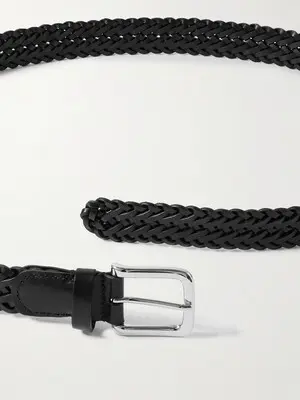 Anderson's 3cm Woven Leather Belt