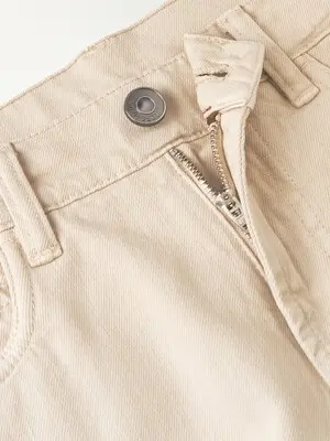 Loro Piana Slim-fit Garment-dyed Jeans - Neutrals