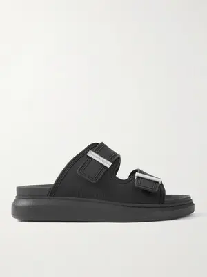 Alexander McQueen Exaggerated-sole Rubber Slides - Black