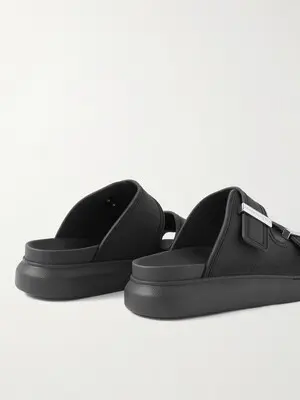 Alexander McQueen Exaggerated-sole Rubber Slides - Black