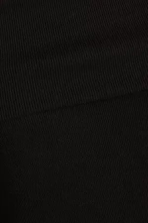 Veronica Beard Fawcett Off-the-shoulder Ribbed Cotton-blend Top