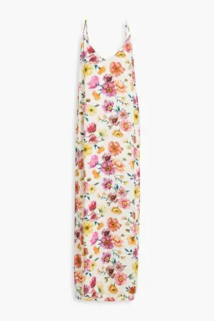 Onia Liberty Print Poplin Maxi Slip Dress - Multicolor