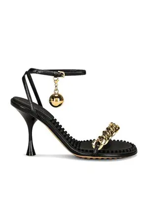 Bottega Veneta Dot Ankle Strap Sandals - Black